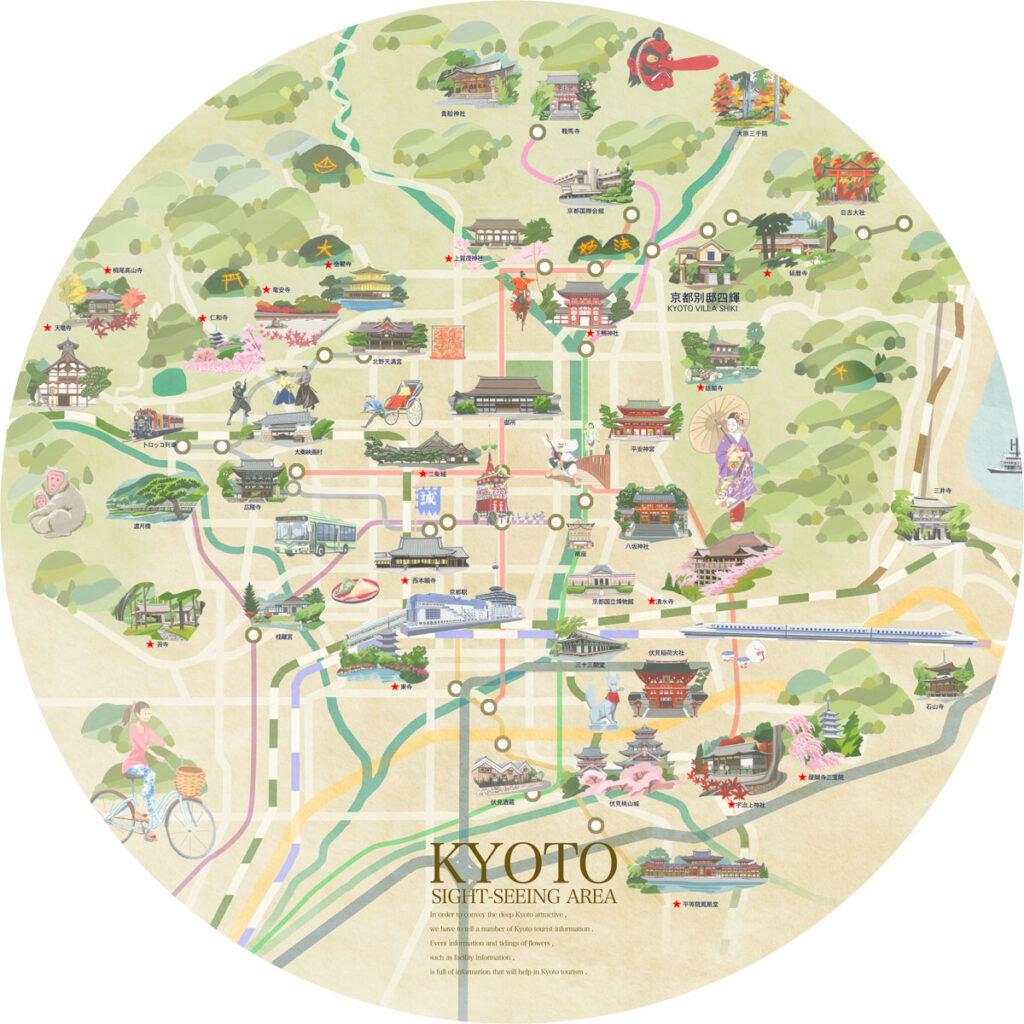059888_kyoto-tourist_map – 大阪のパース制作会社 | 株式会社イラスト・リオ