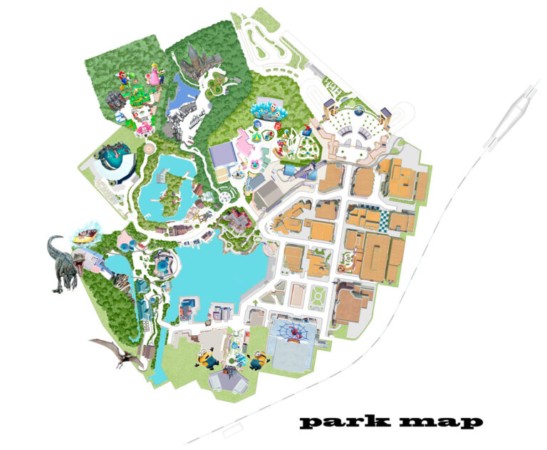USJ_map_web – 大阪のパース制作会社 | 株式会社イラスト・リオ